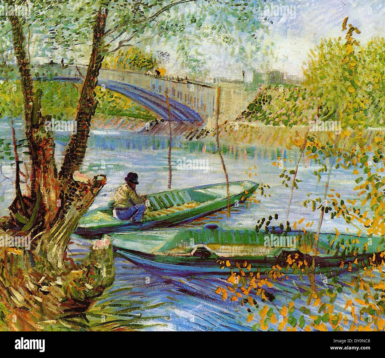 Vincent van gogh fishing in the spring hi-res stock photography and ...