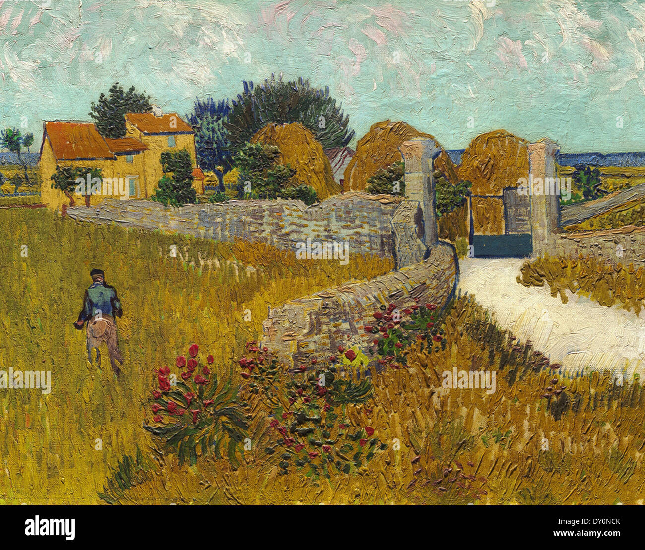 Van Gogh Farmhouse In Provence Schilderij Vincent Van Gogh,