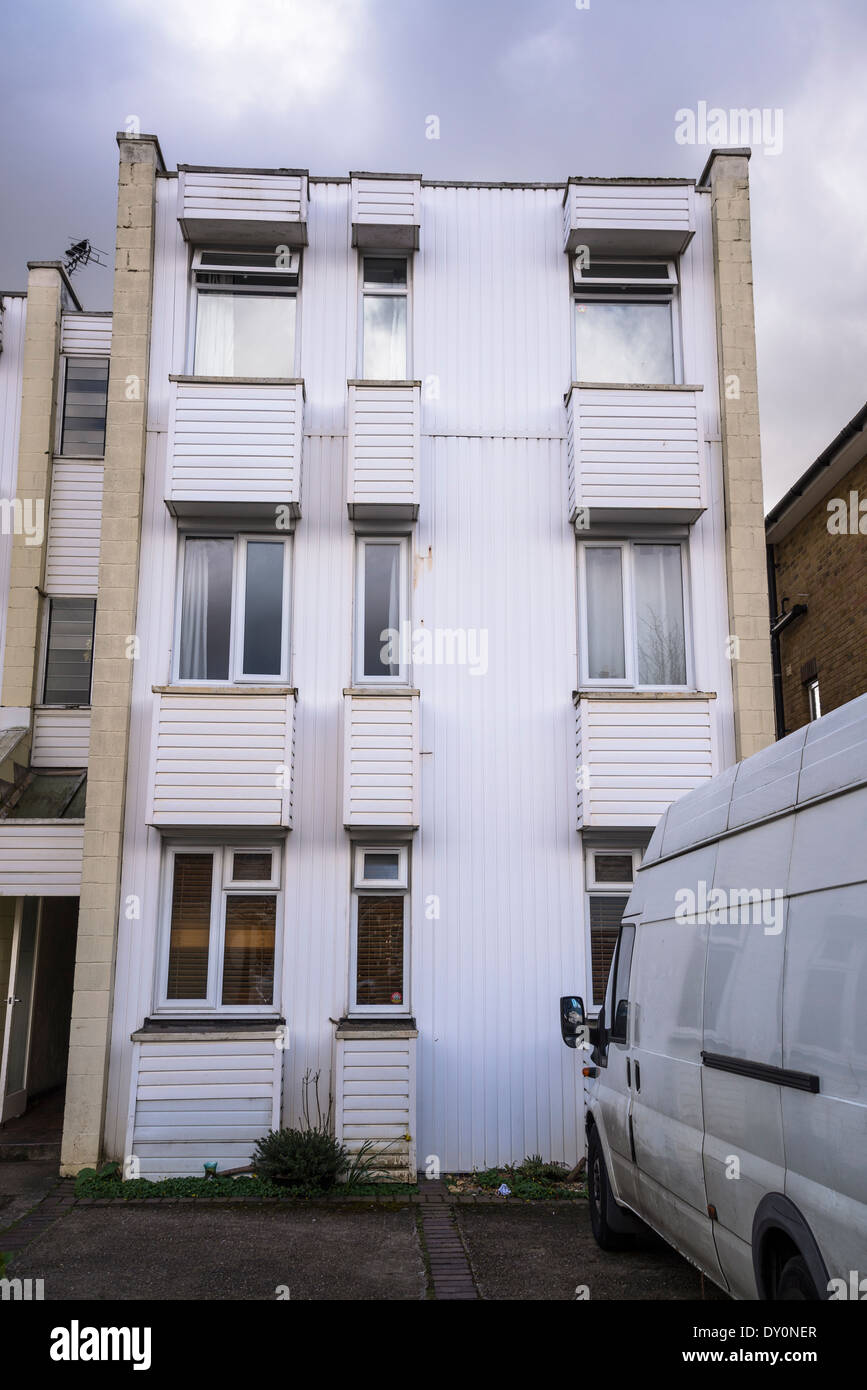 1970s block of flats, Teddington, Surrey, England, UK Stock Photo - Alamy