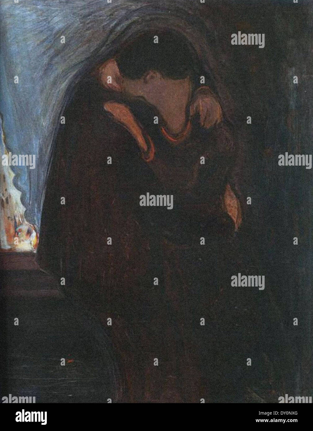 Edvard Munch The Kiss 2 Stock Photo - Alamy