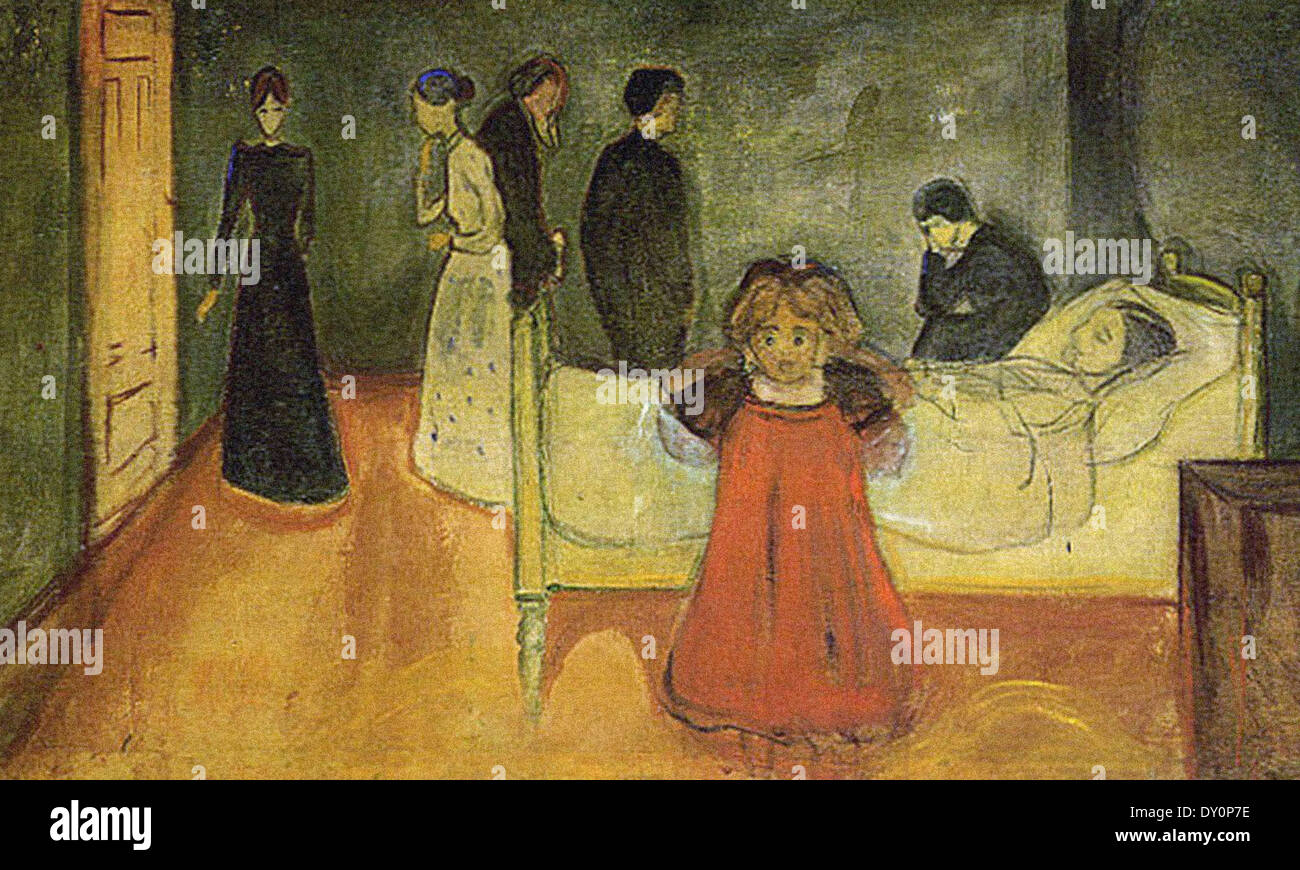 Edvard Munch The Dead Mother and Child Stock Photo - Alamy