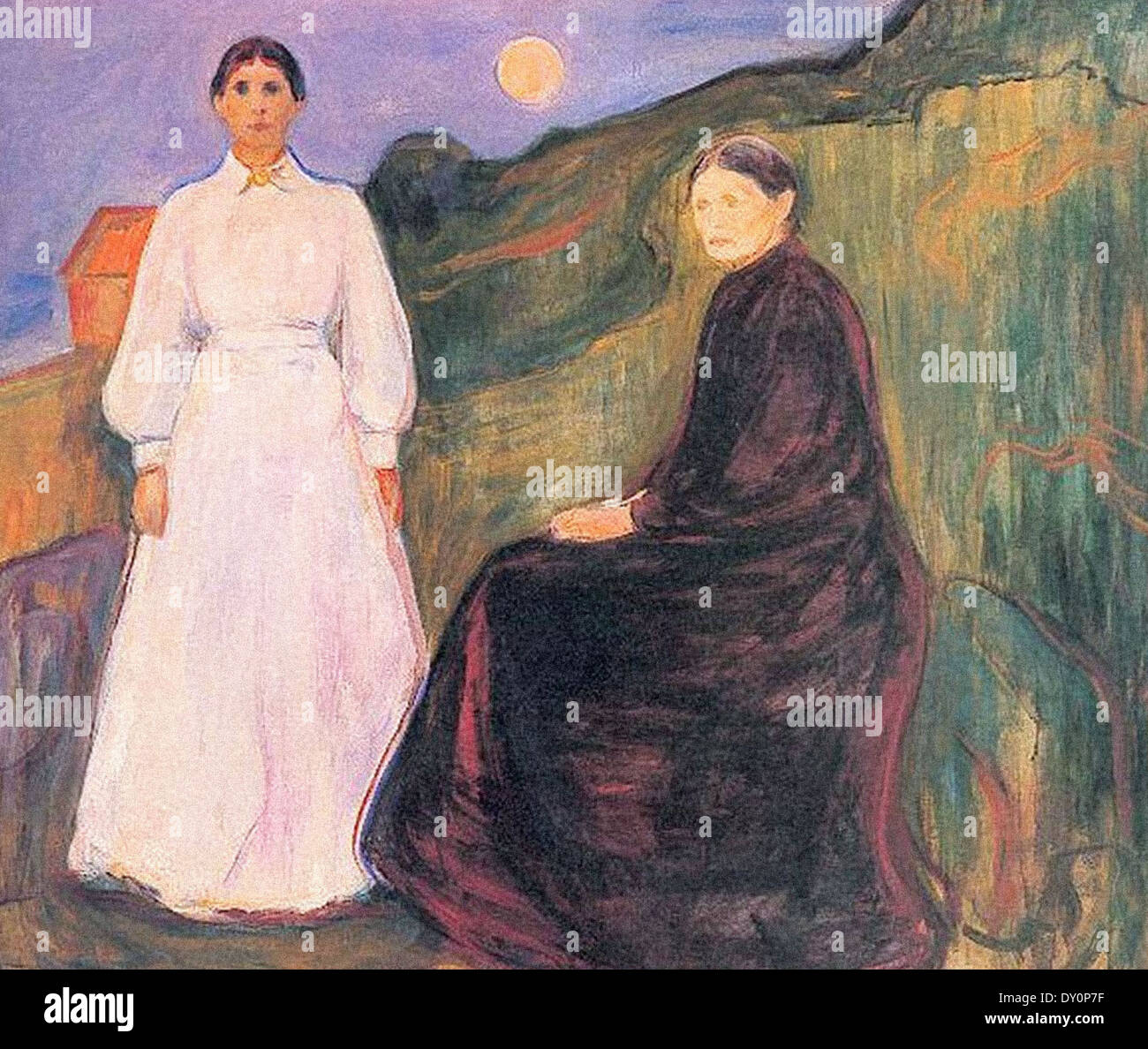 Edvard Munch Mother and Daughter Stock Photo - Alamy