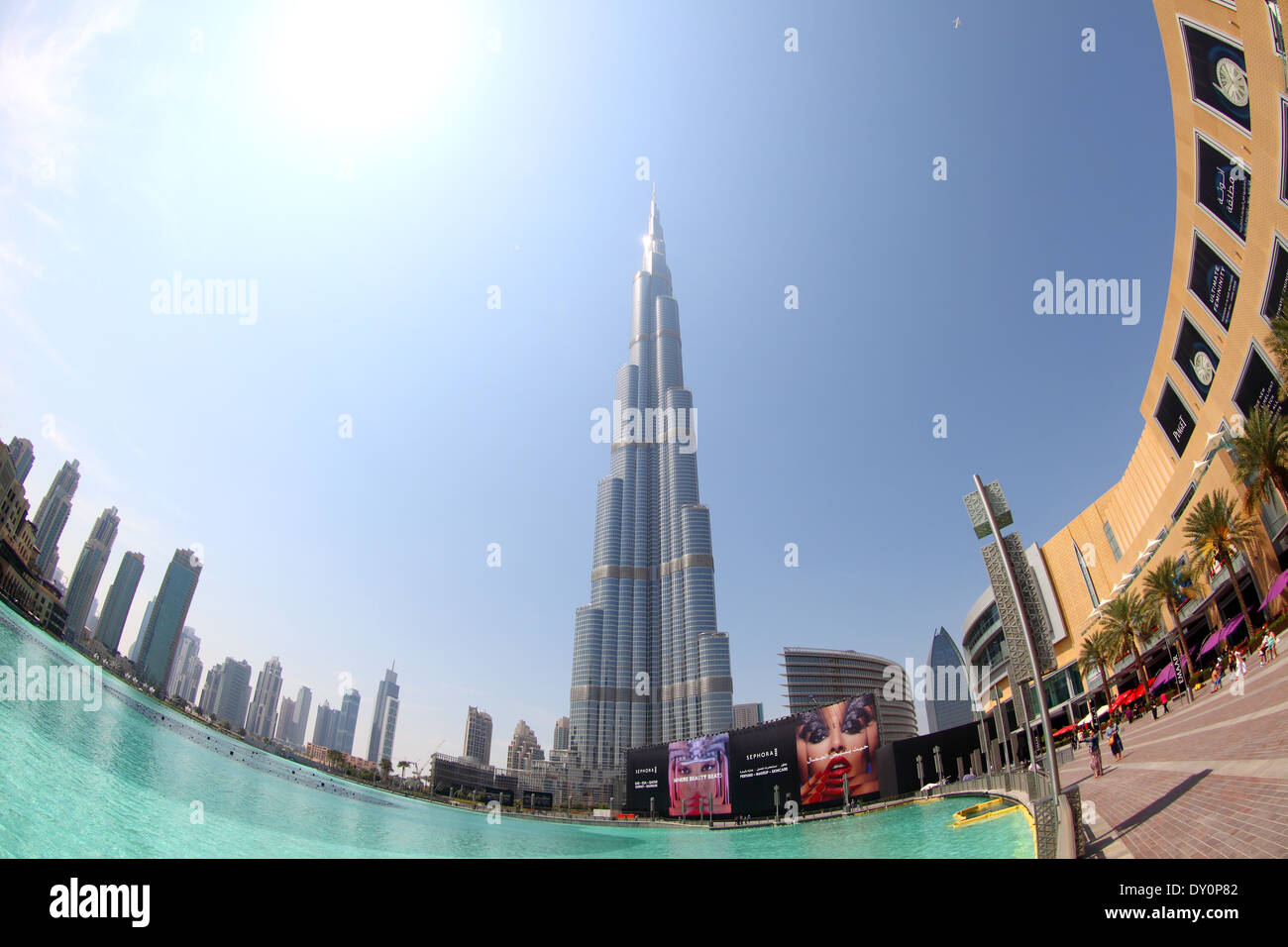Downtown Dubai, Burj Khalifa, Burj park, Dubai Stock Photo - Alamy