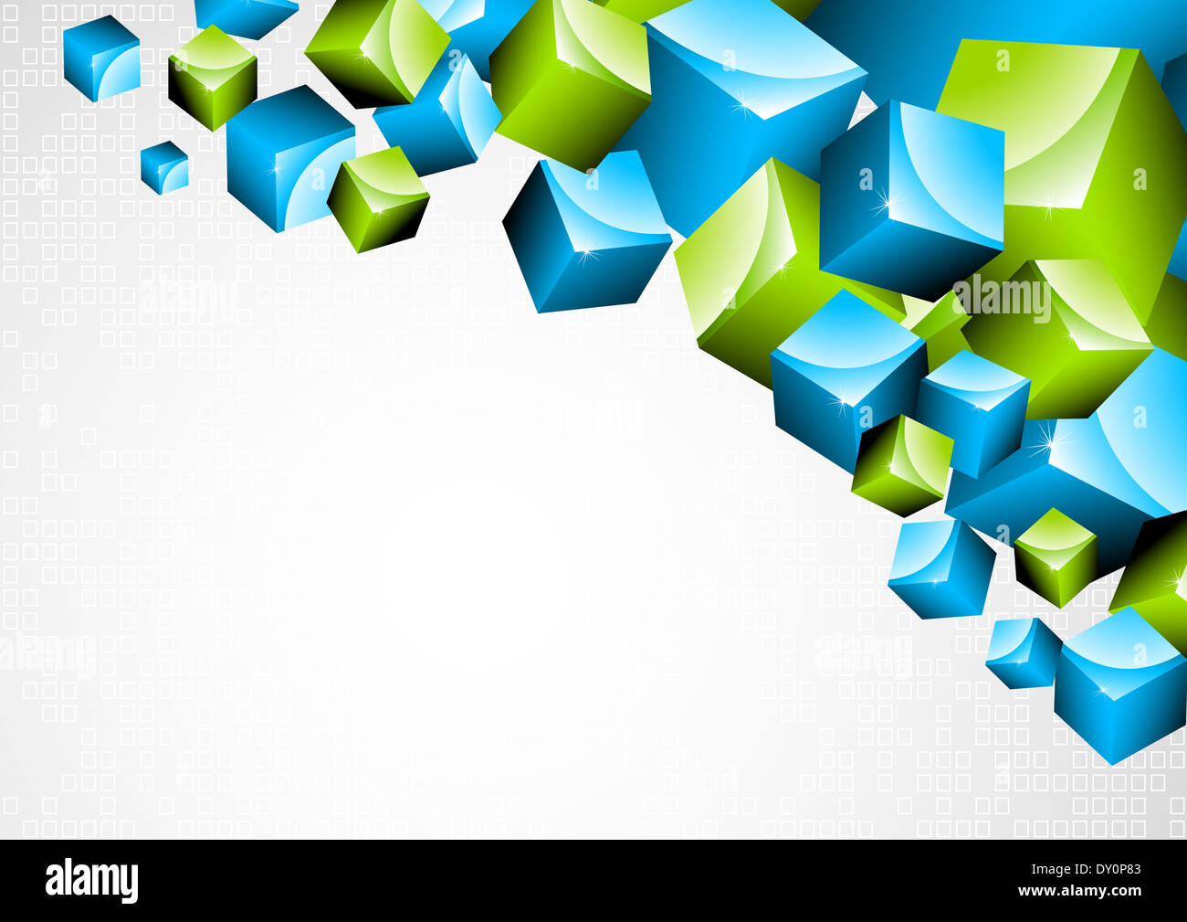 Background with 3d box Stock Photo - Alamy