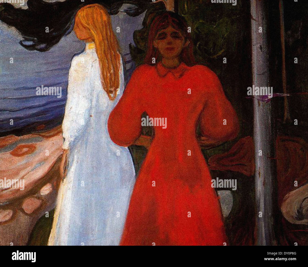 Edvard Munch Red and White Stock Photo - Alamy