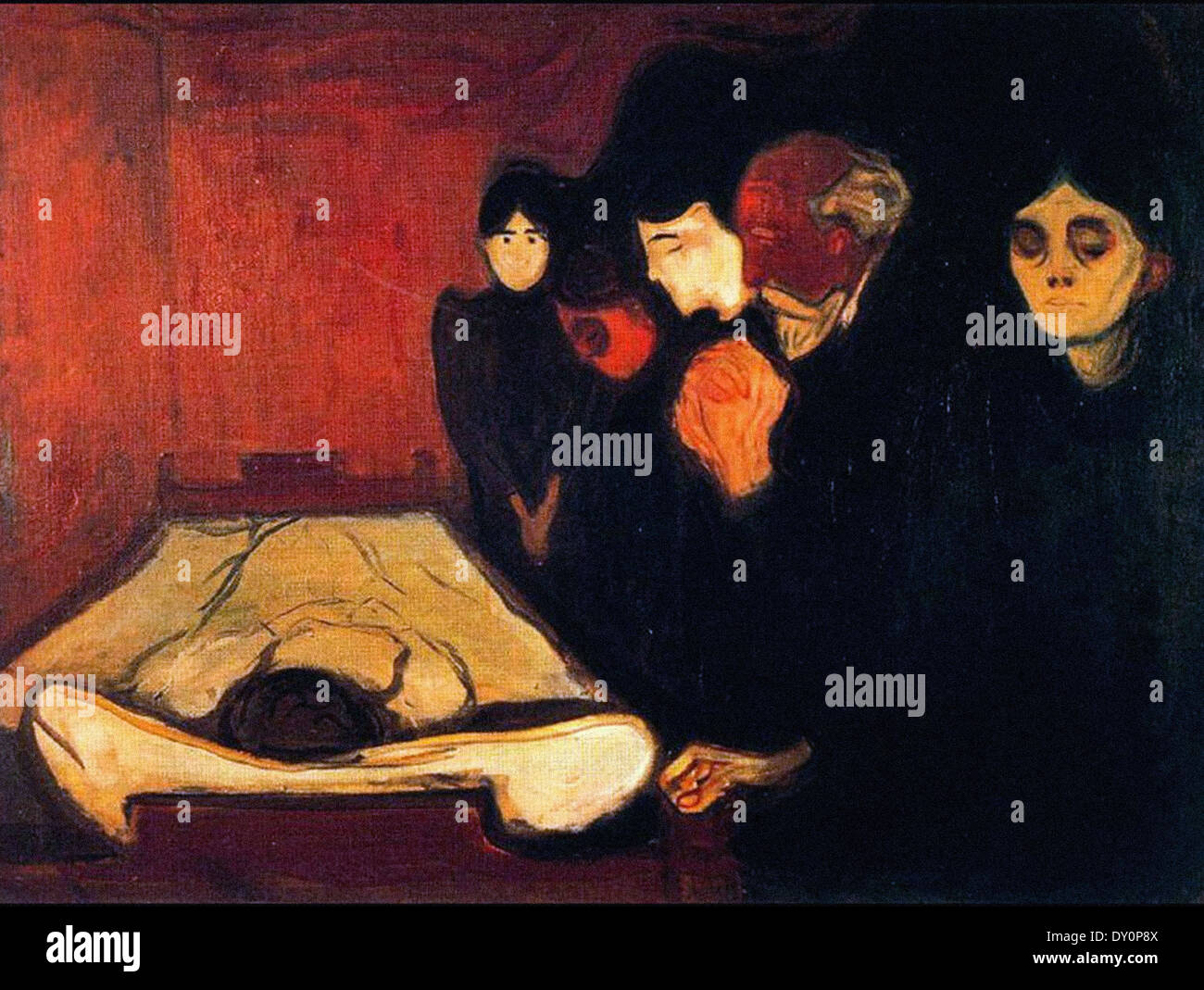 Edvard Munch Deathbed Stock Photo - Alamy