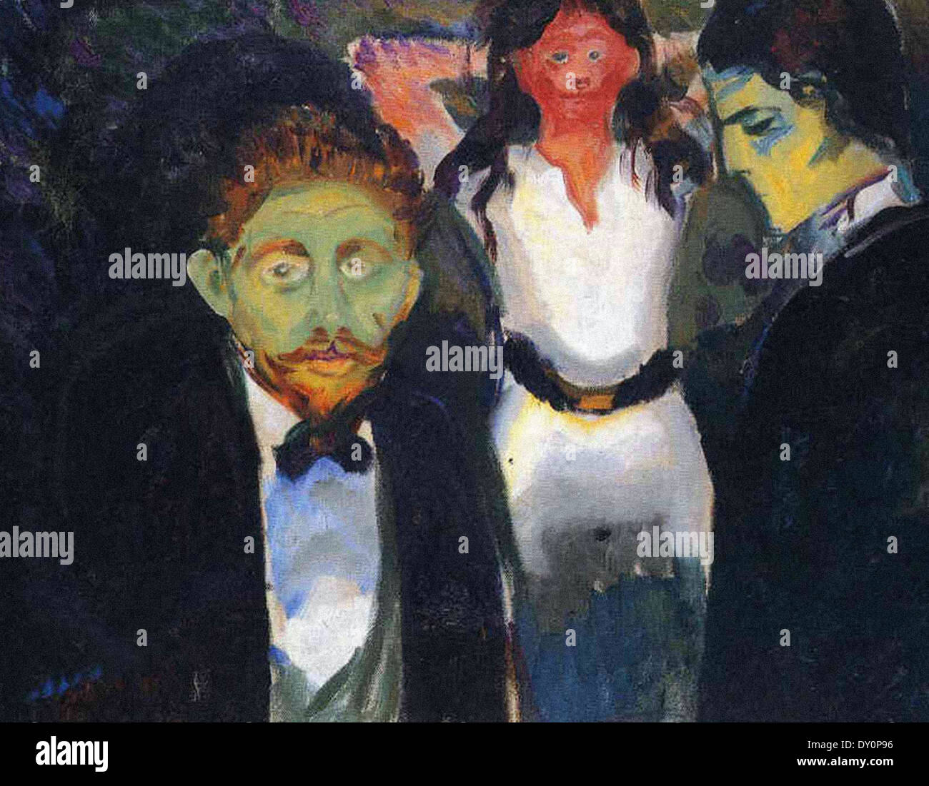 Edvard Munch Jealousy 2 Stock Photo - Alamy