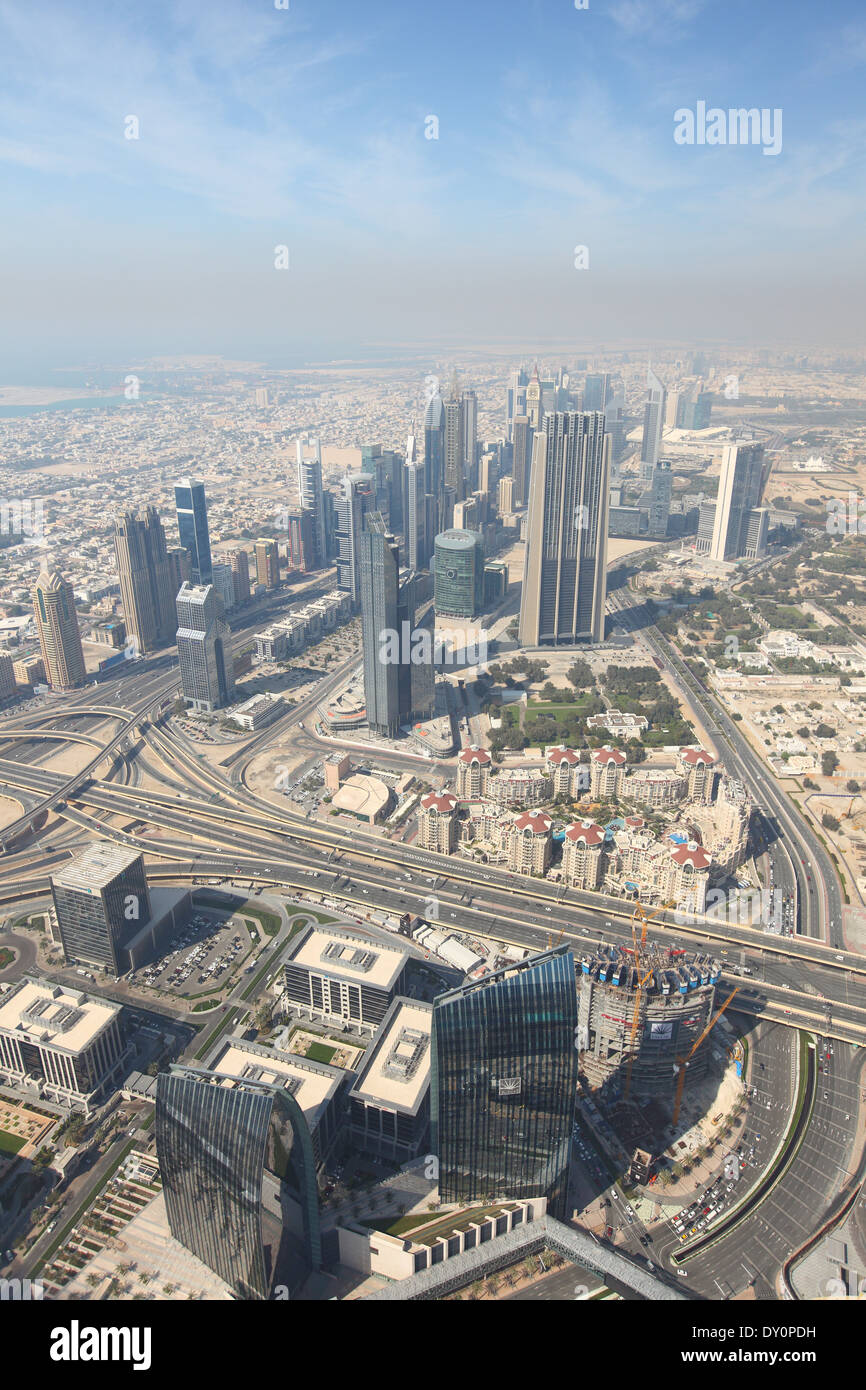 Downtown Dubai Viewing Platform Skyscraper High Resolution Stock ...