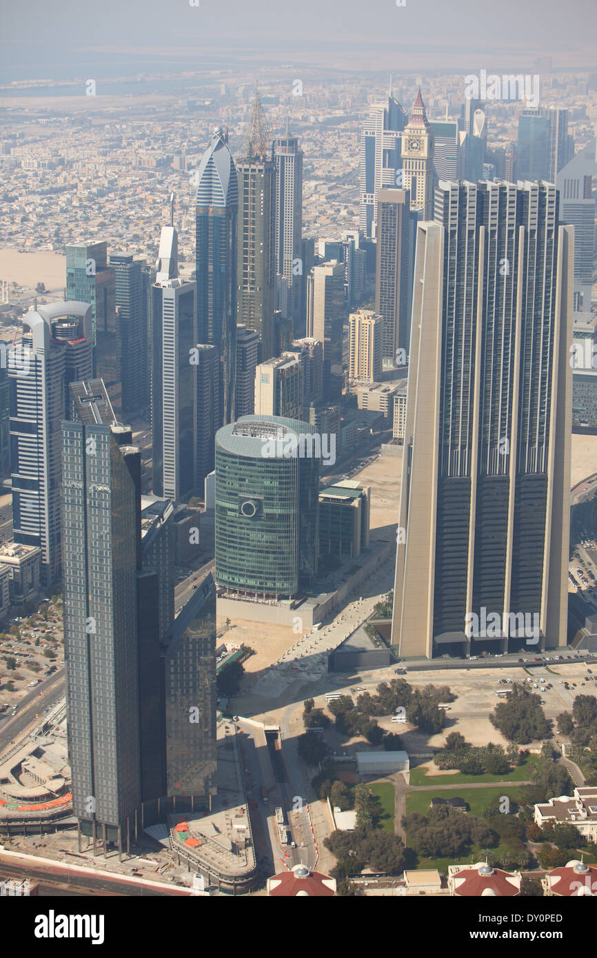 Downtown Dubai Viewing Platform Skyscraper High Resolution Stock ...