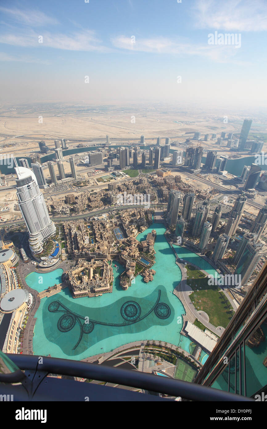 Downtown, Dubai, viewing platform, skyscraper, deck, Burj Khalifa, Burj ...