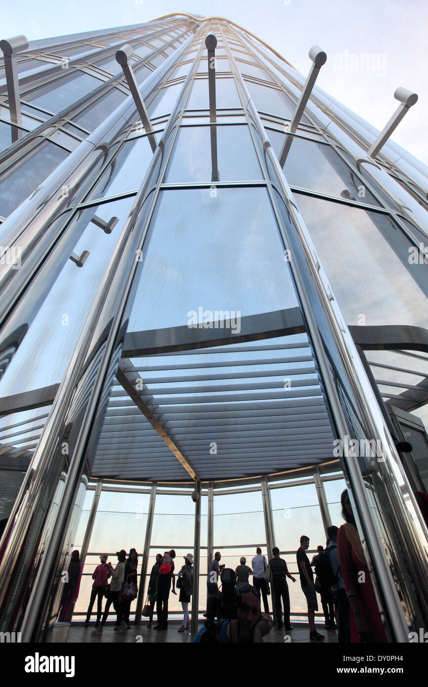 Downtown, Dubai, viewing platform, skyscraper, deck, Burj Khalifa, Burj ...