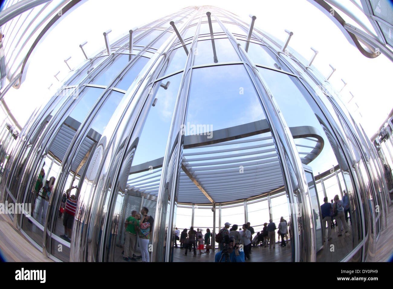 Downtown Dubai Viewing Platform Skyscraper High Resolution Stock ...