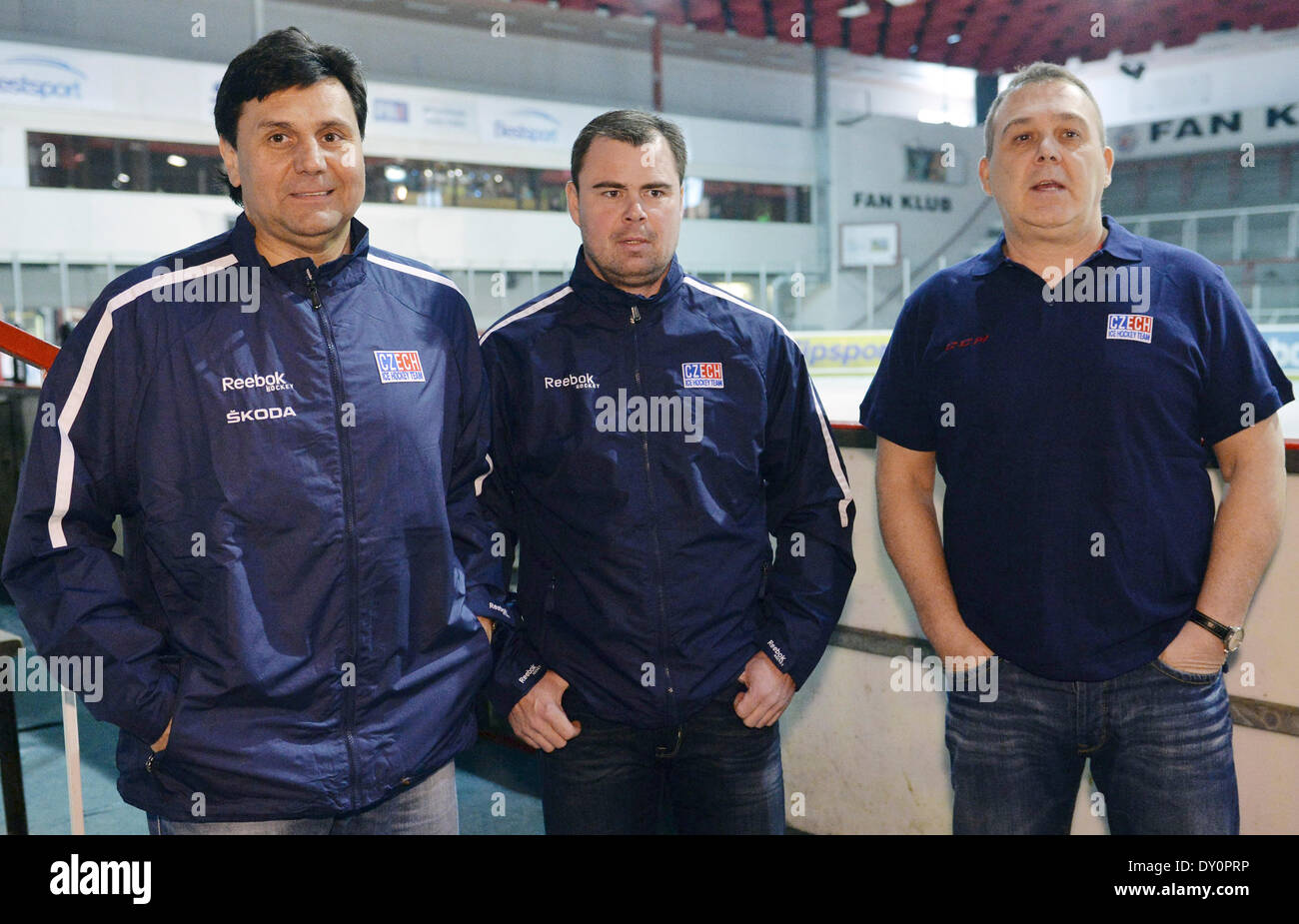 Czech national ice hockey team met for the training ahead of the World ...