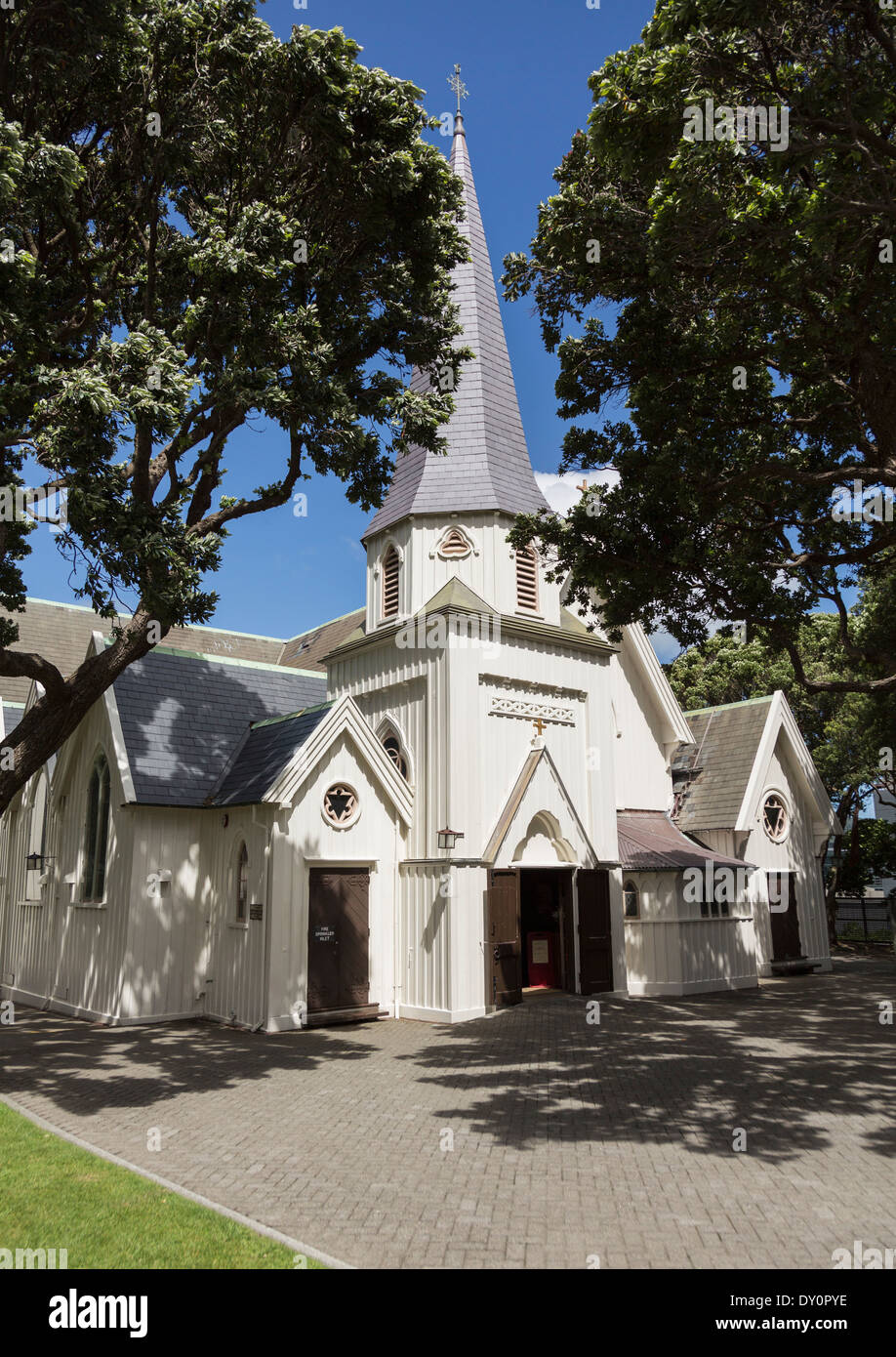Old St. Paul's church or cathedral in Wellington, New Zealand Stock ...