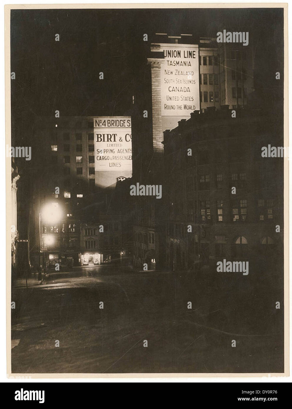 This night-time photograph by Sam Hood captures an illuminated view ...