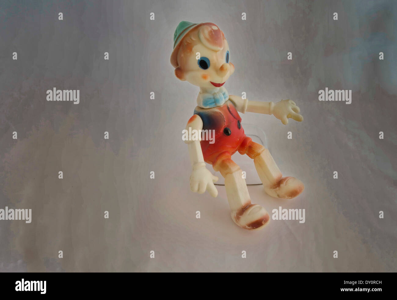 Figure of Pinocchio - puppet with long nose Stock Photo - Alamy