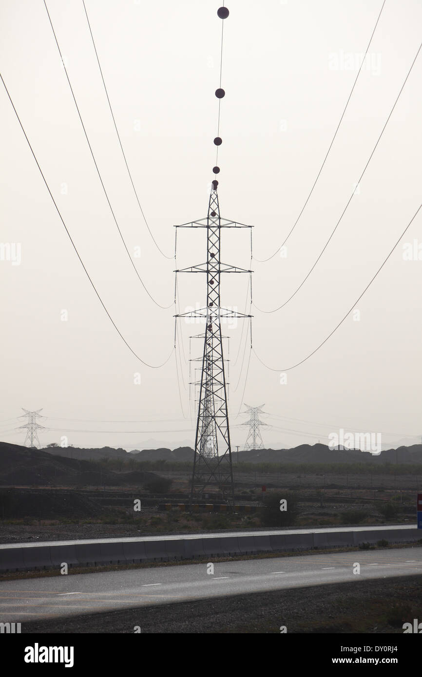 Dubai power cables hi-res stock photography and images - Alamy