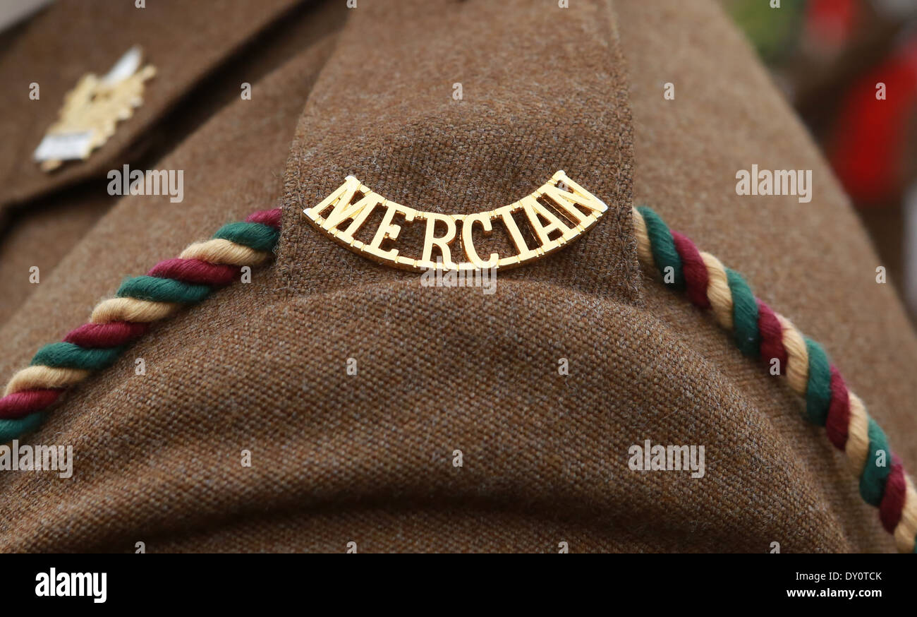 Colonel in chief of the mercian regiment hi-res stock photography and ...