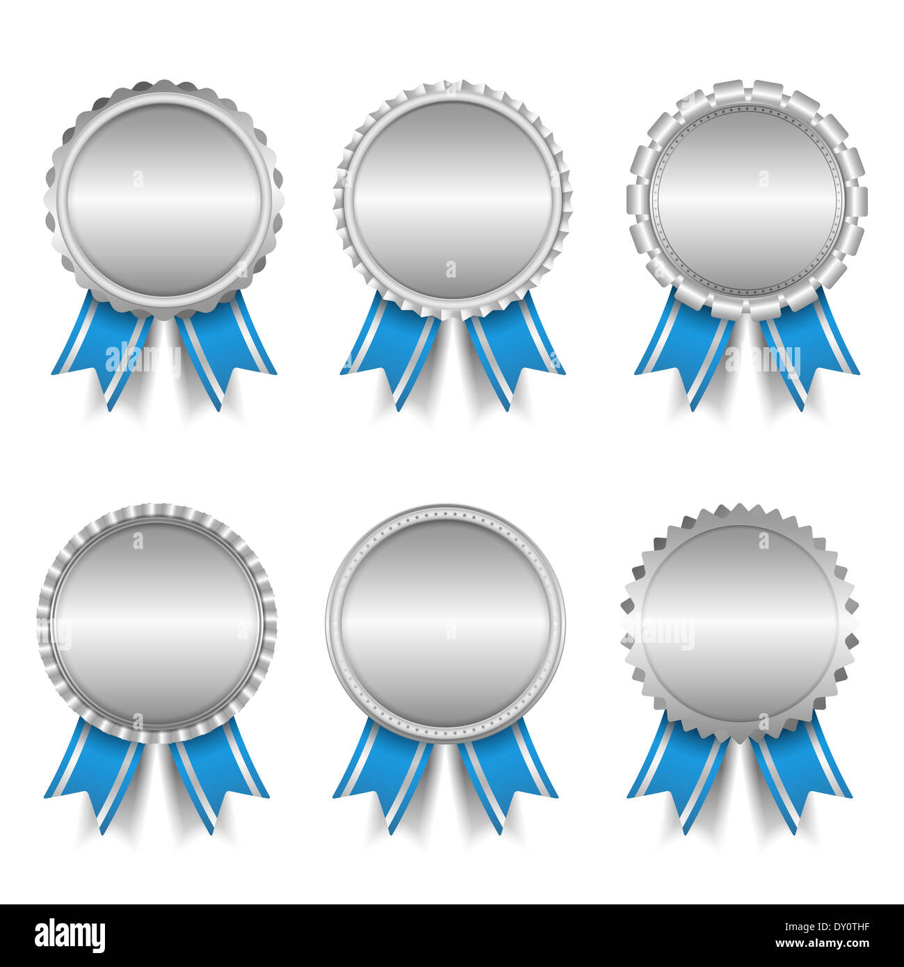 Silver medal medallion hi-res stock photography and images - Alamy