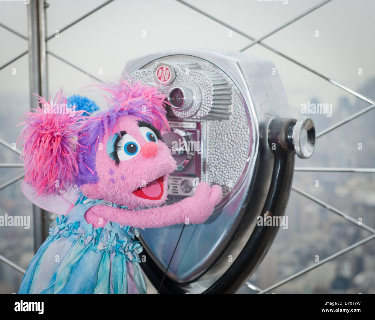 Manhattan, New York, USA. 2nd Apr, 2014. Sesame Street's Abby Cadabby ...