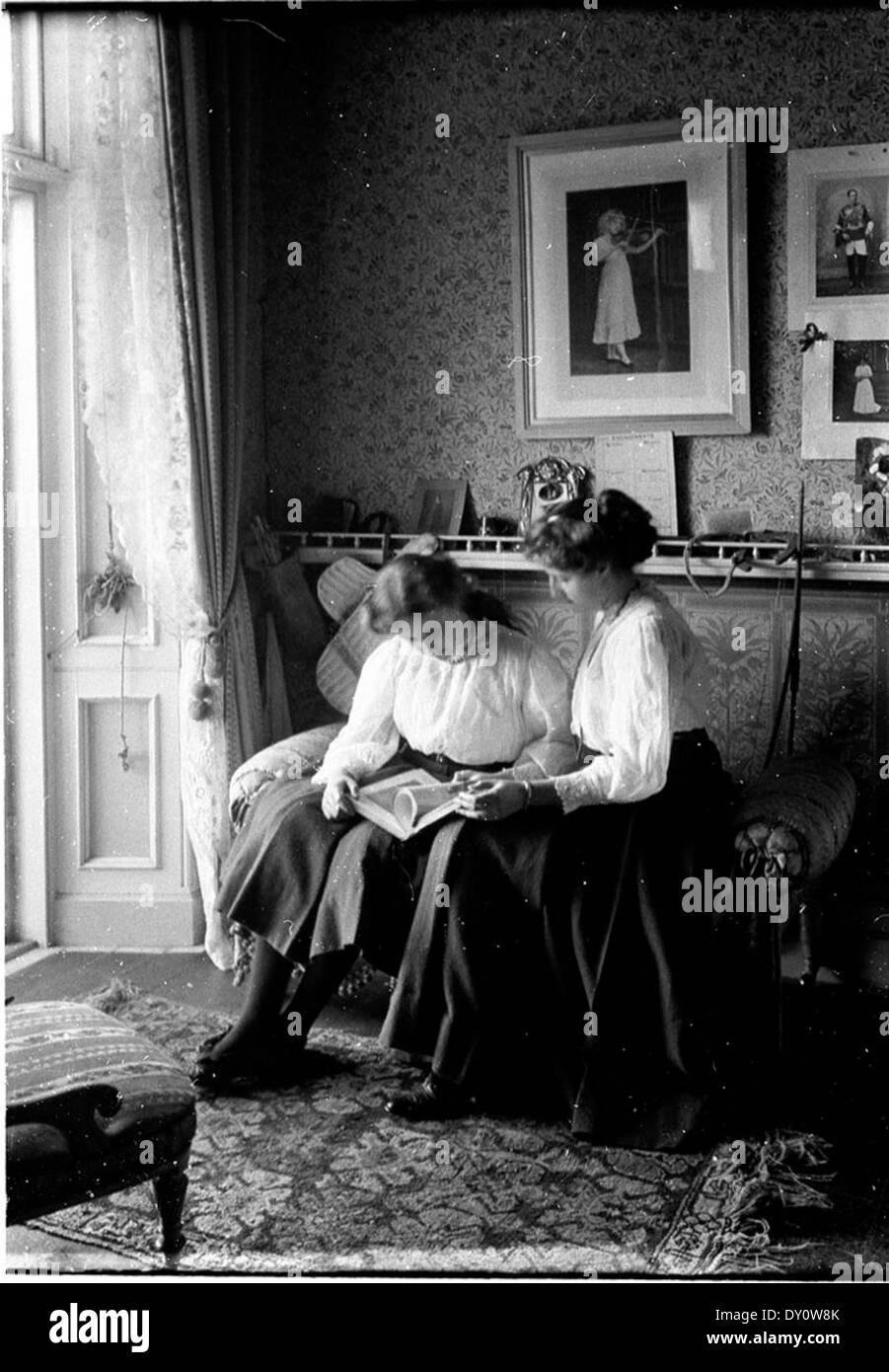 A photograph by A.J. Perier, taken between 1908-1911, depicting Lady ...