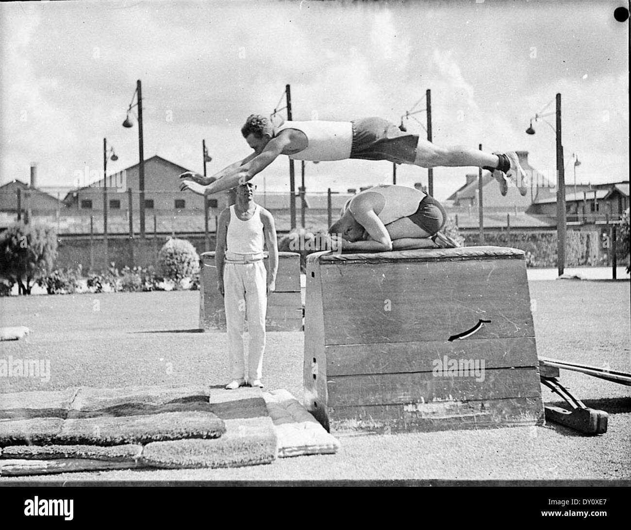 Police Carnival, between 1925-1955 / photographer Sam Hood Stock Photo ...