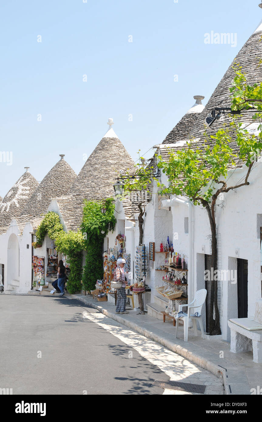 The Trulli of Alberobello Stock Photo - Alamy
