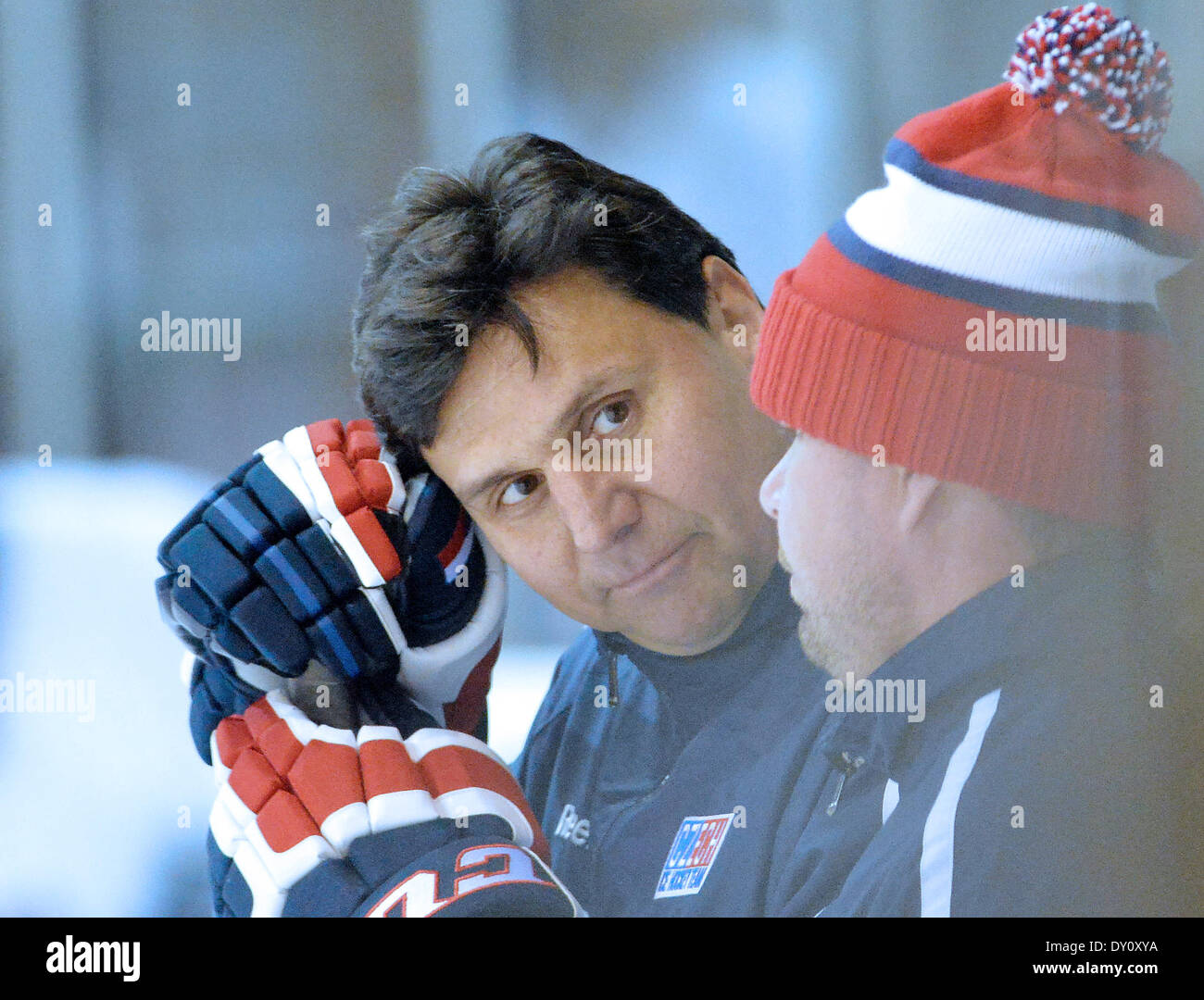 Czech national ice hockey team met for the training ahead of the World ...