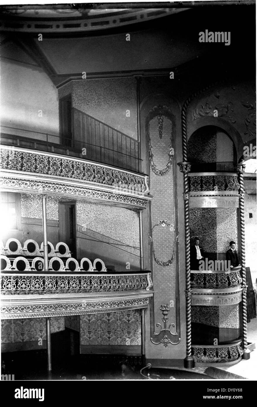 In the theatre box Black and White Stock Photos & Images - Alamy