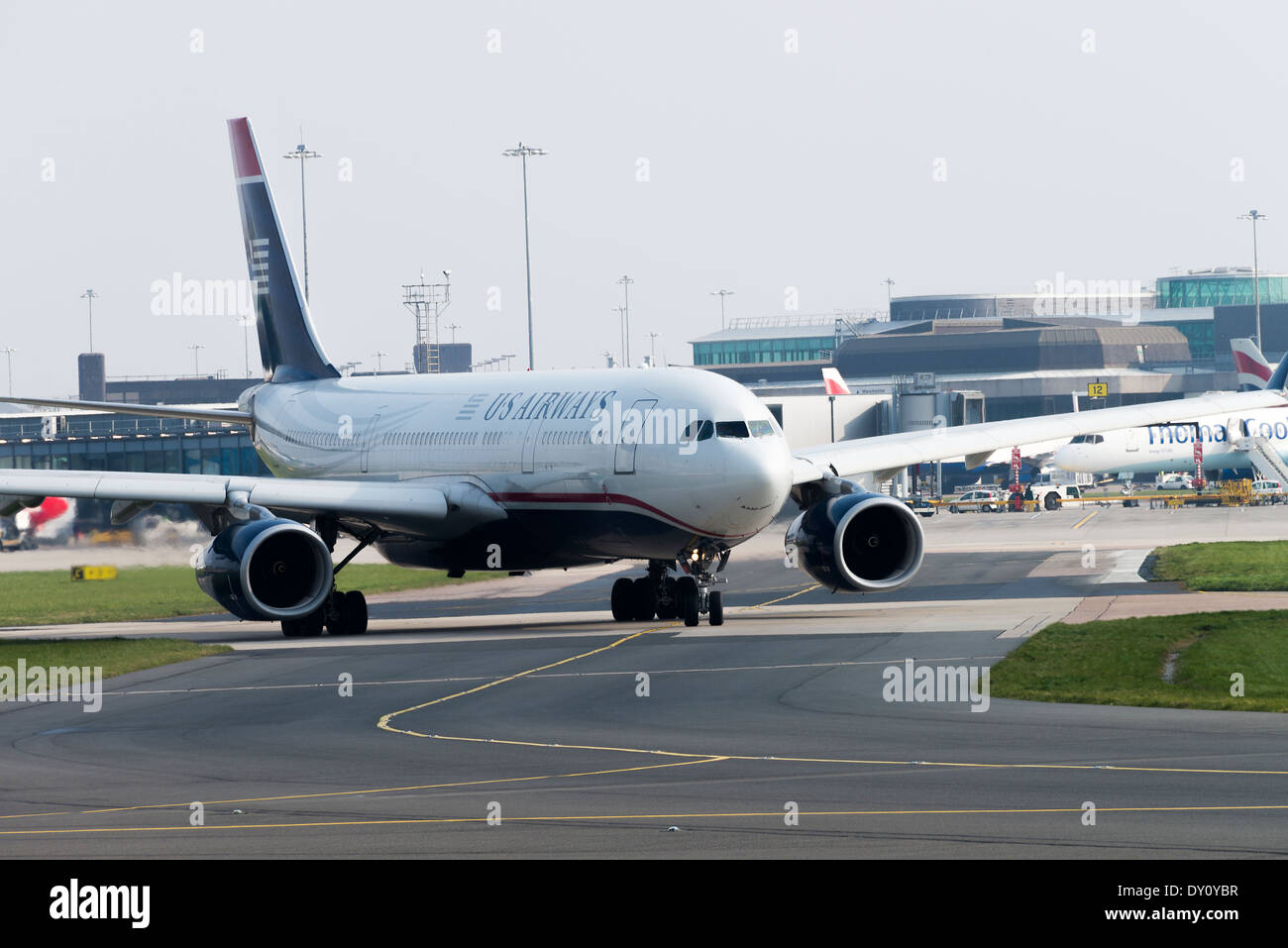 US Airways Airbus A330-243 Airliner N282AY Taxiing for Departure at ...