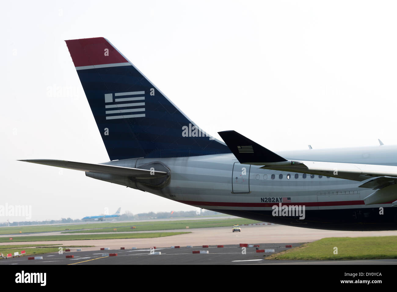 US Airways Airbus A330-243 Airliner N282AY Taxiing for Departure at ...
