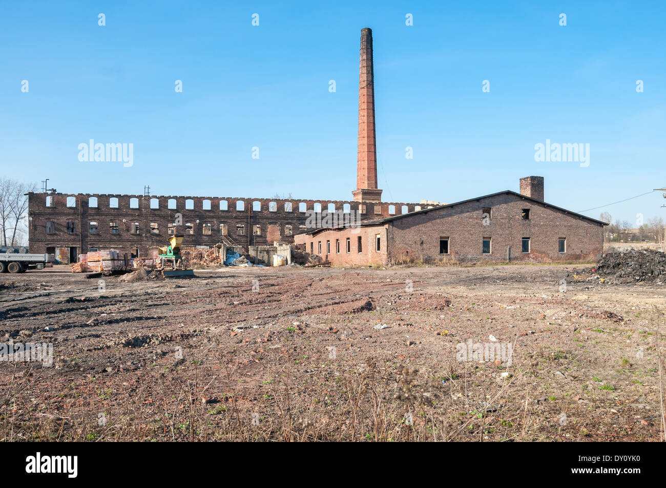 Old abandoned ruin factory damage hi-res stock photography and images ...