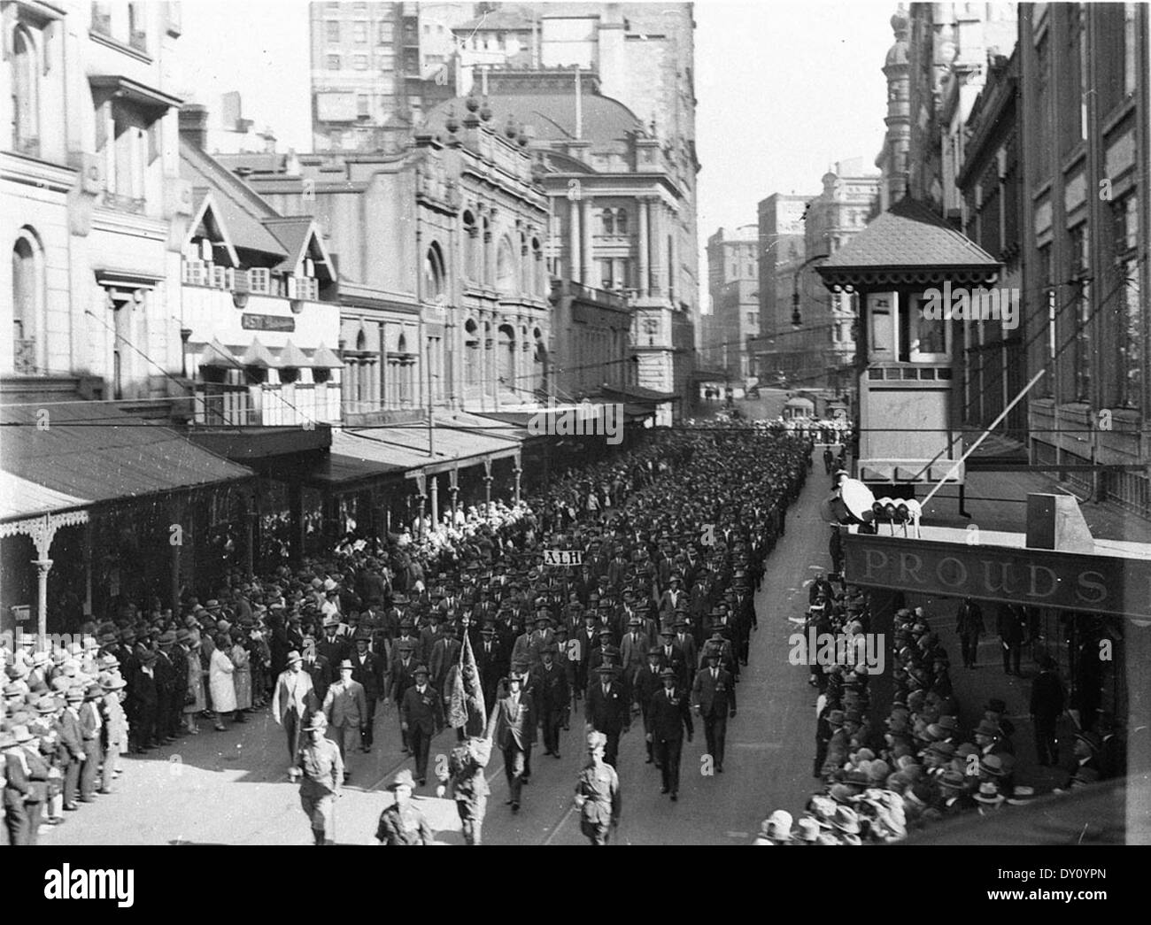 This photograph from 1931 shows members of the Australian Light Horse ...