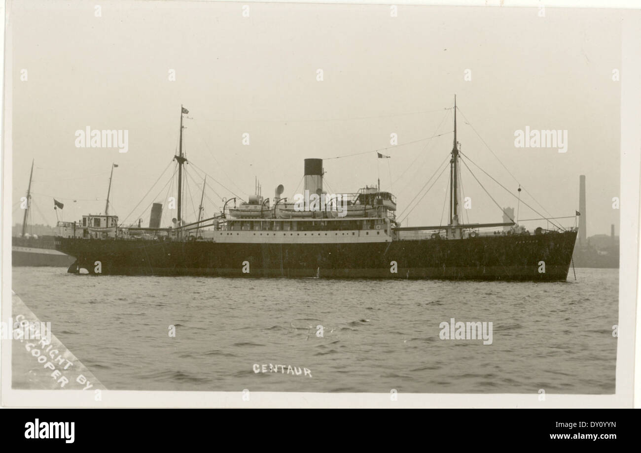 The Merchant ship Centaur, photographed pre-1943 by M. Cooper, is an ...