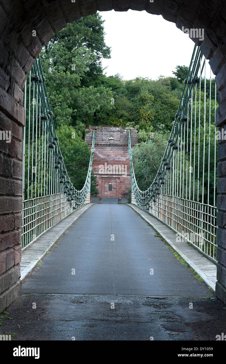 Union chain bridge fishwick hi-res stock photography and images - Alamy