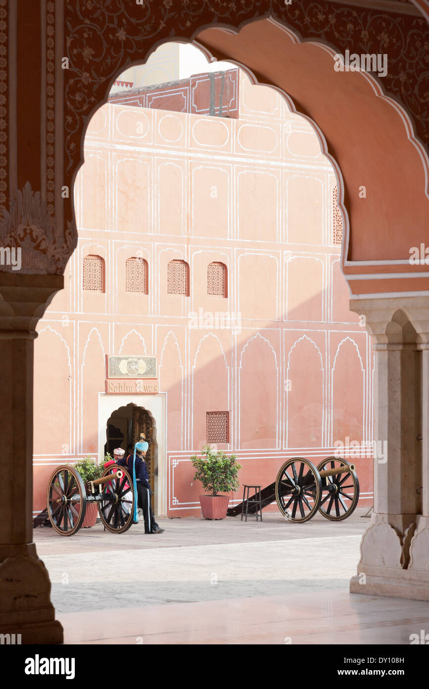 Jaipur city palace interior hi-res stock photography and images - Alamy
