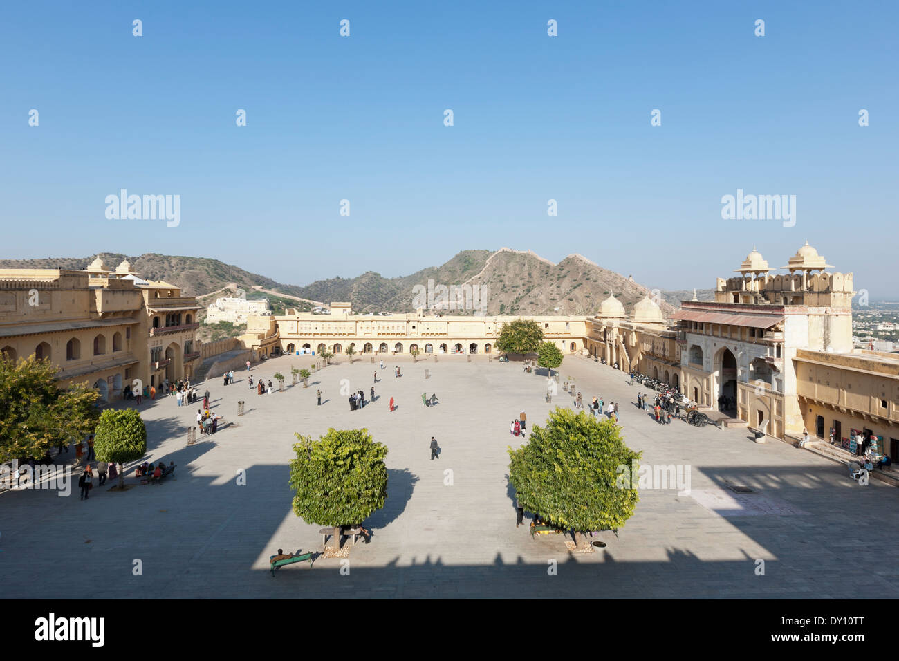Amber, Rajasthan, India. Amber Fort-Palace Stock Photo - Alamy