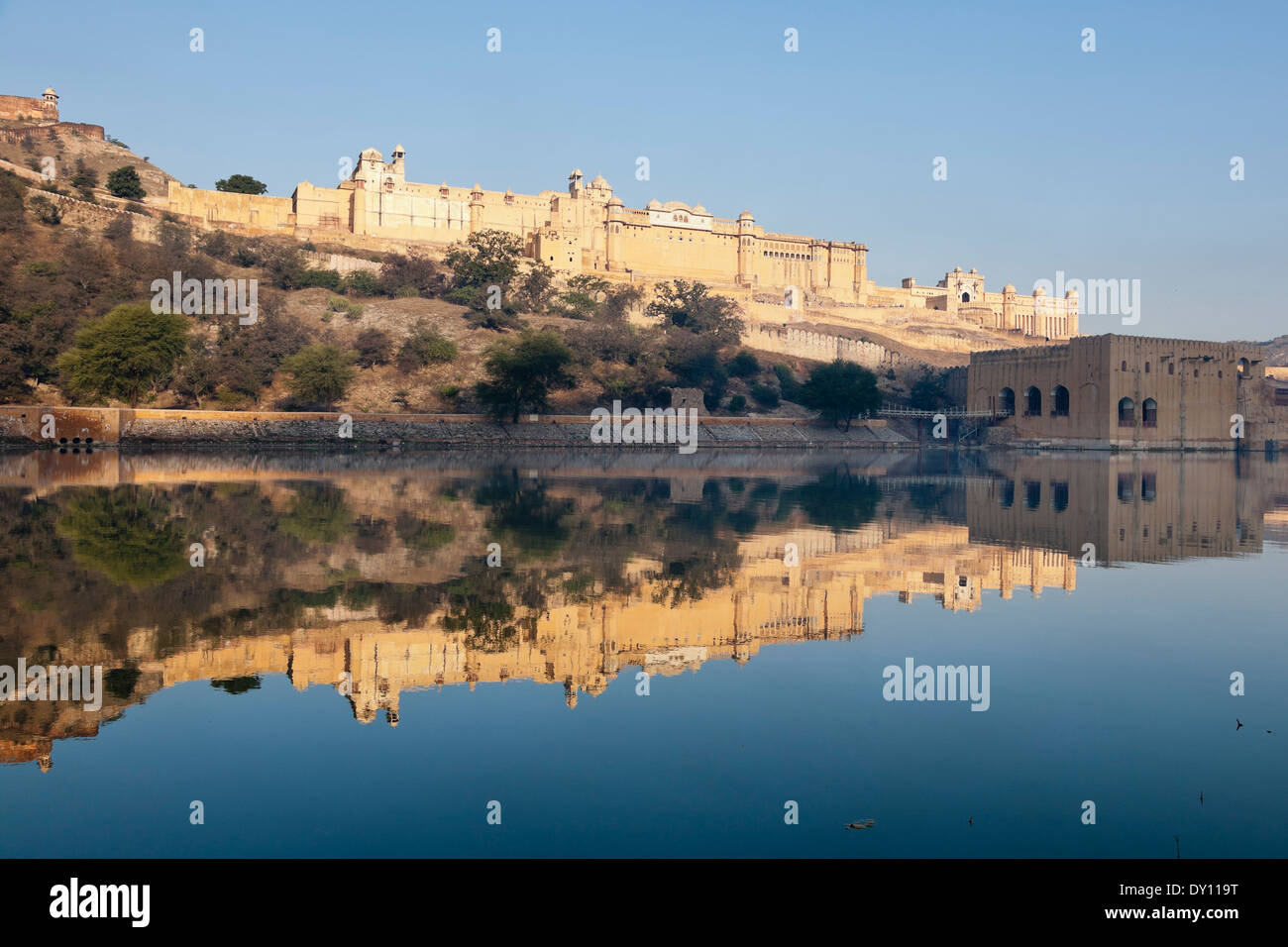 Amber, Rajasthan, India. Amber Fort-Palace Stock Photo - Alamy