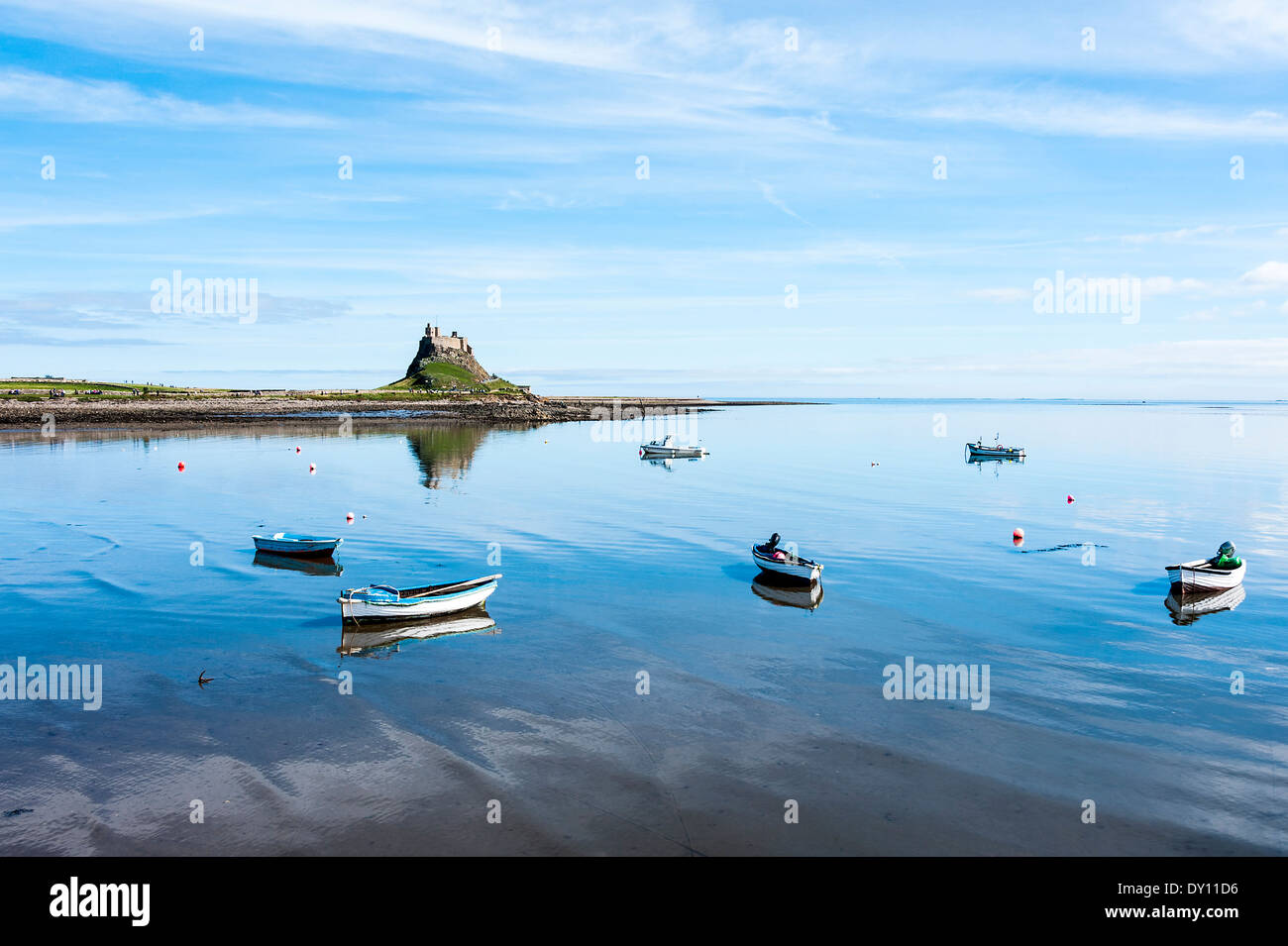 Holy island harbour hi-res stock photography and images - Alamy