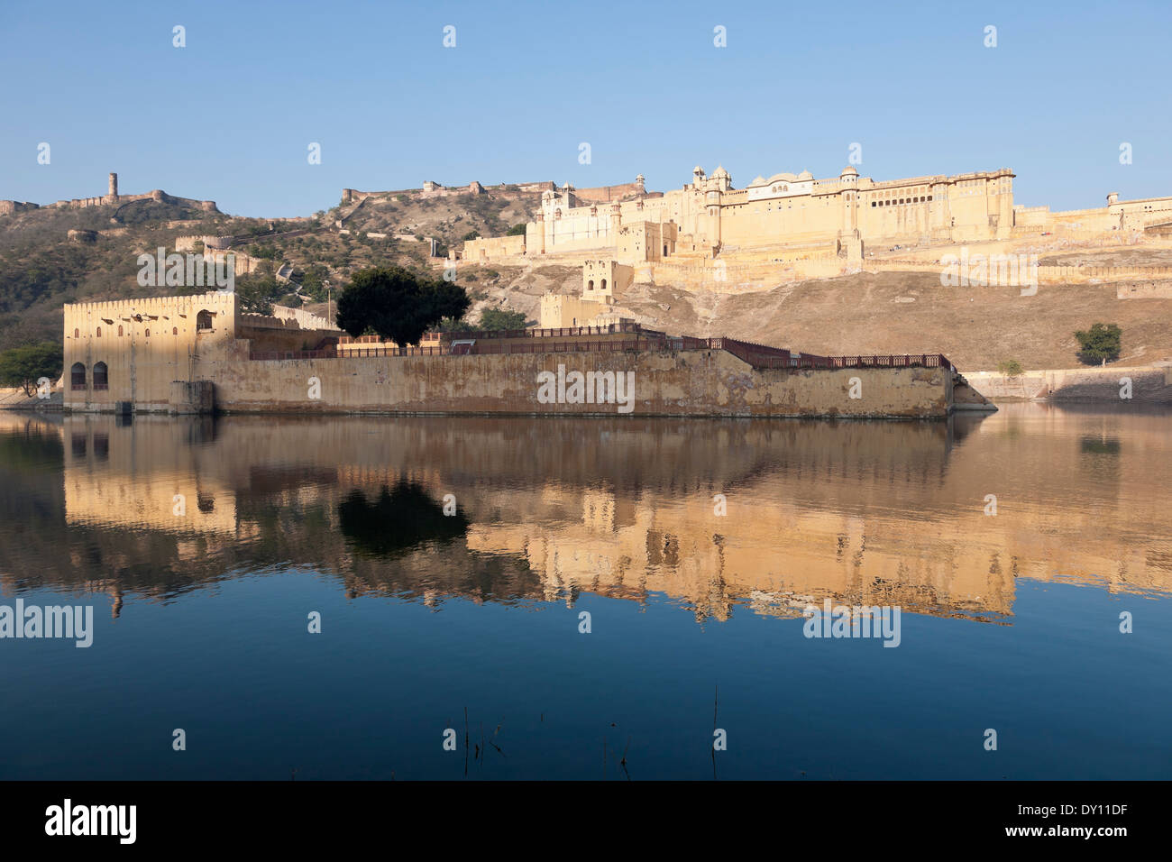 Amber, Rajasthan, India. Amber Fort-Palace Stock Photo - Alamy