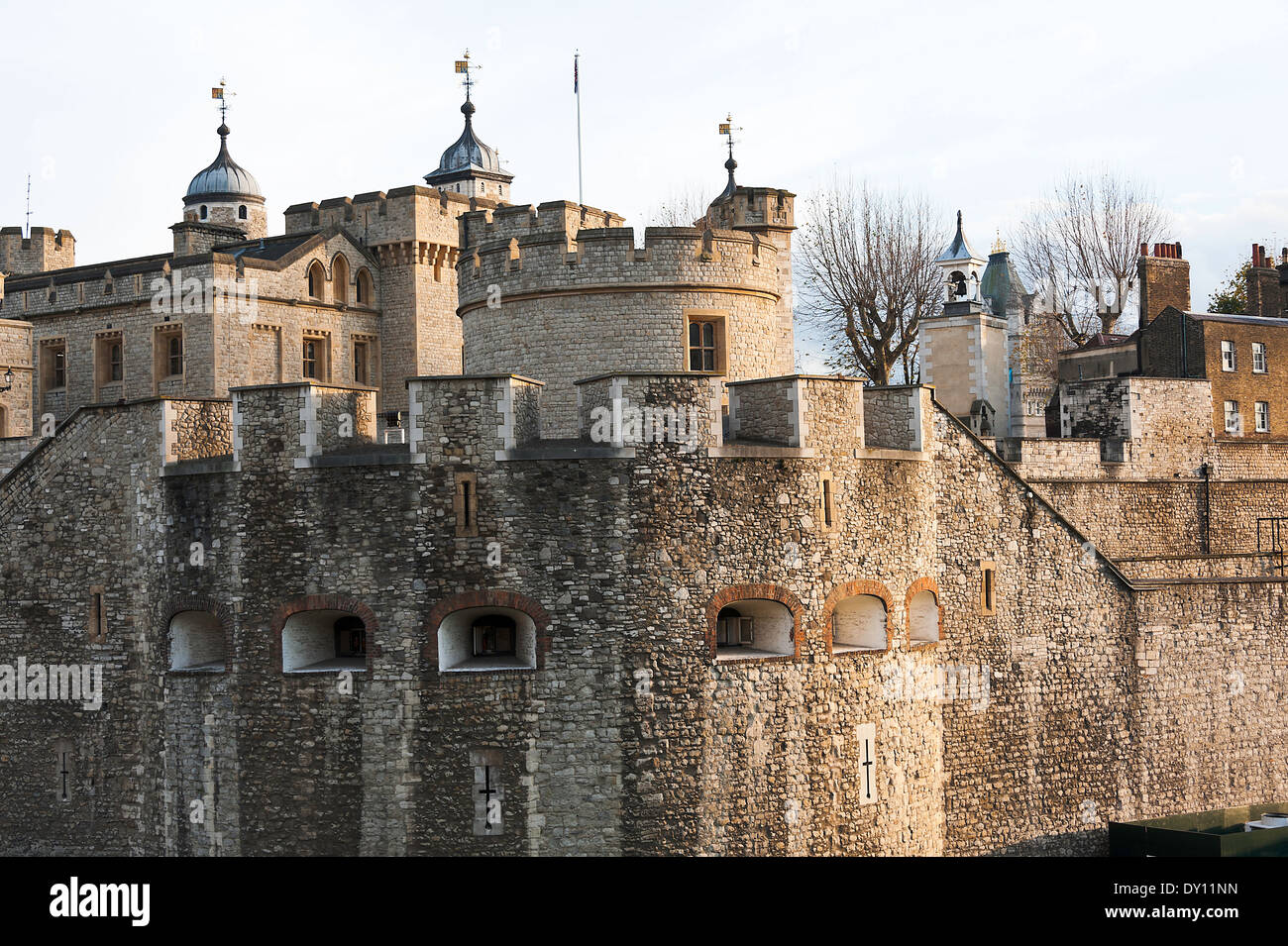 The Ancient Medieval Tower of London, Royal Palace, Fortress and Stock ...