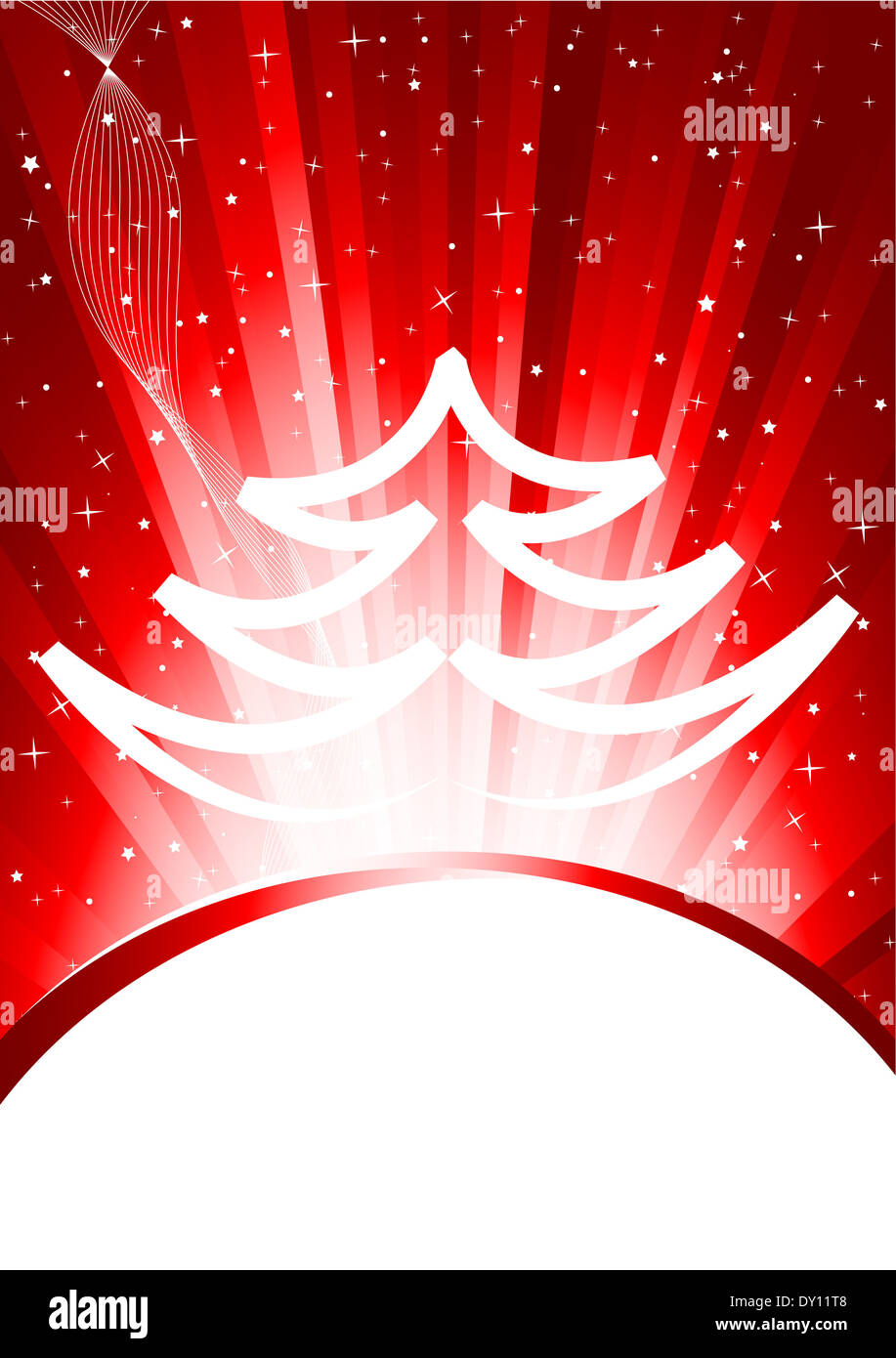 Abstract red xmas background with tree Stock Photo - Alamy