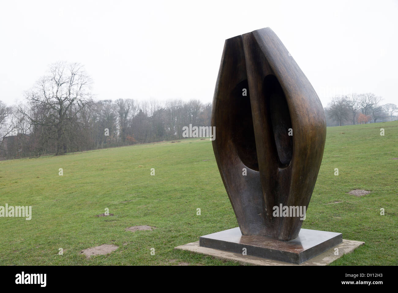 The Bronze Sculpture Large Totem Head 1968 at The Yorkshire Sculpture ...