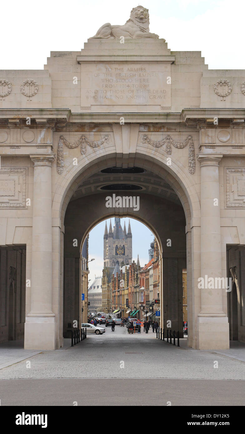 Menin gate ww1 war memorial hi-res stock photography and images - Alamy