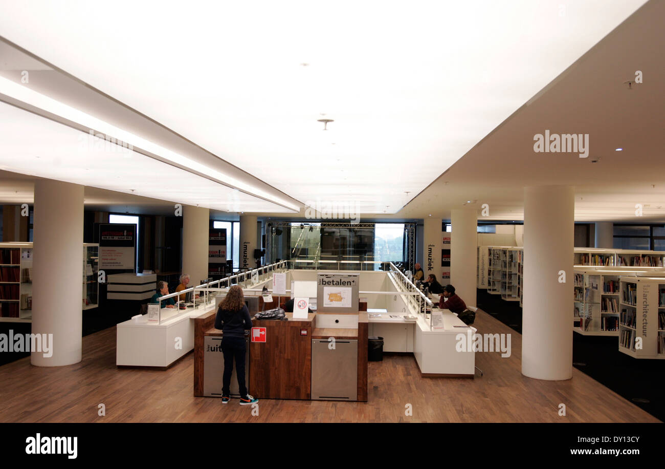 The Amsterdam Central Public Library, designed by German architect Jo ...