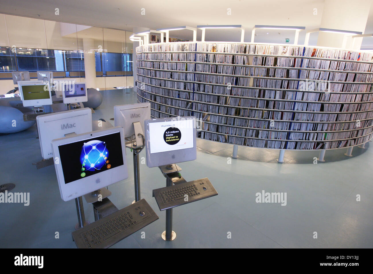 The Amsterdam Central Public Library, designed by German architect Jo ...