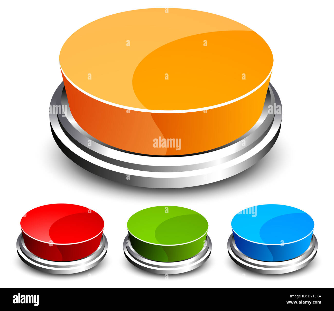 Abstract glossy button Stock Photo - Alamy