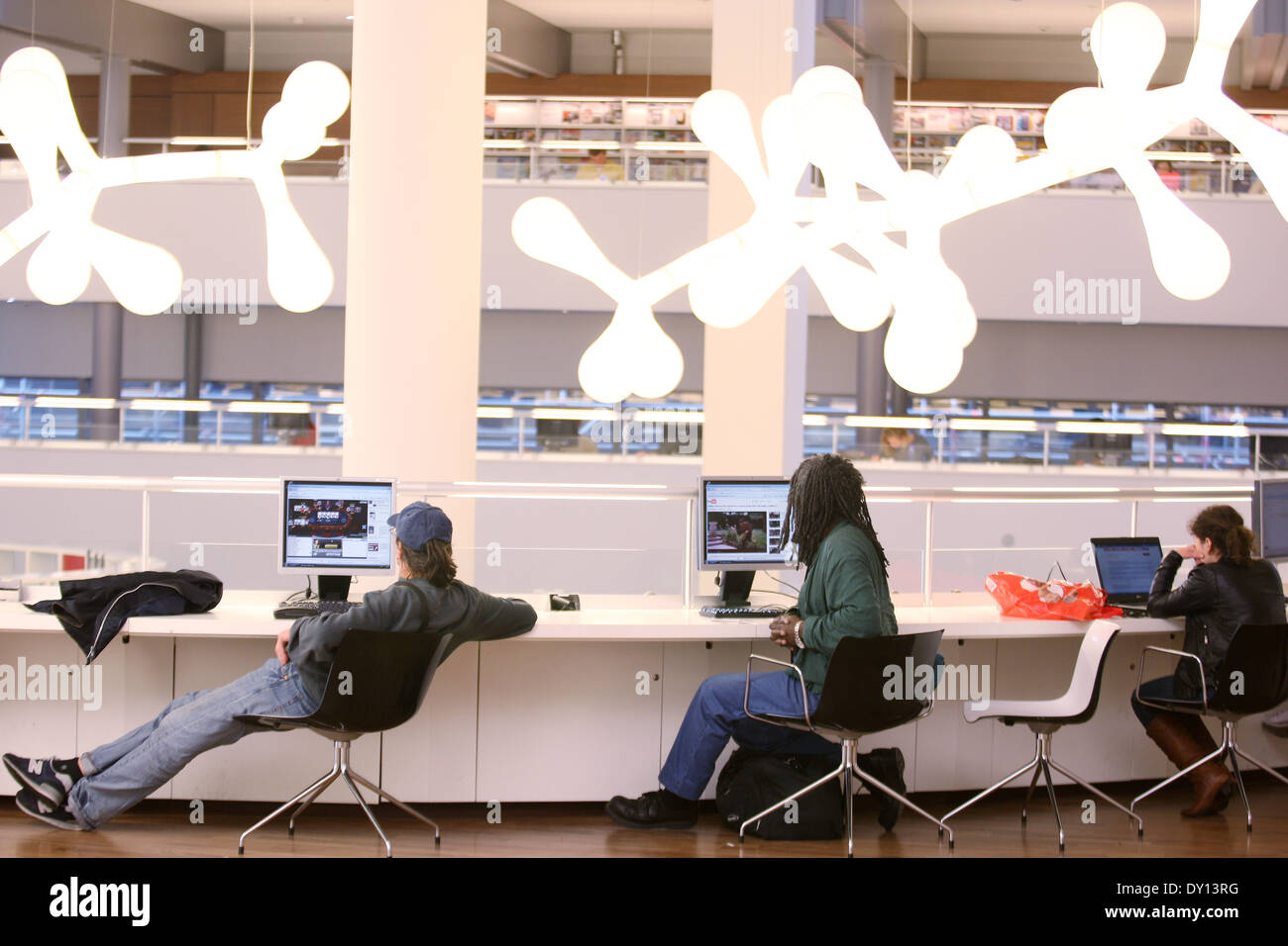 The Amsterdam Central Public Library, designed by German architect Jo ...