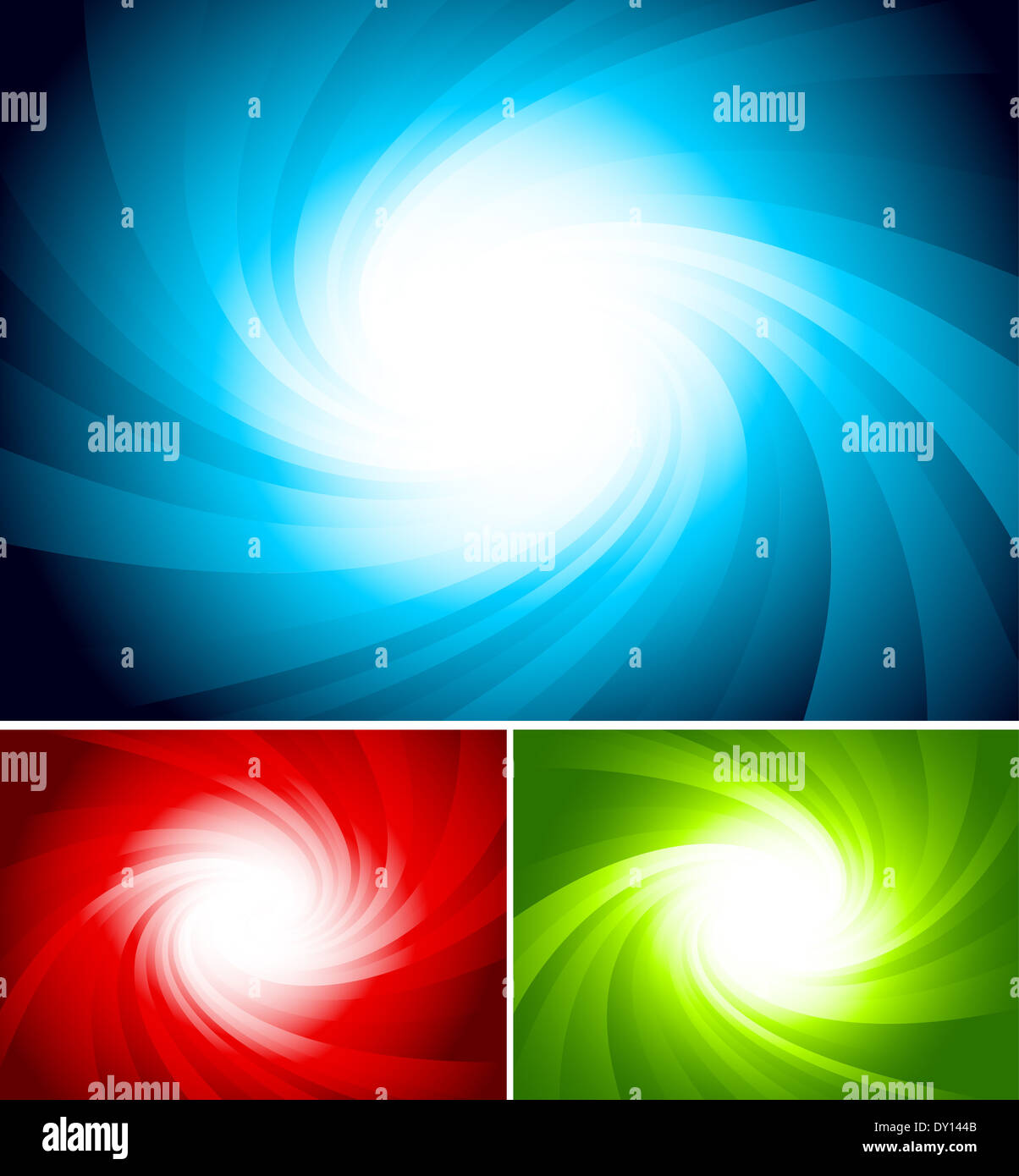 Set of colorful swirl background Stock Photo - Alamy