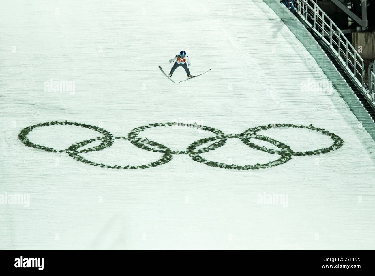 Andreas Wank (GER) competing in the Men's Ski Jumping Normal Hill at ...
